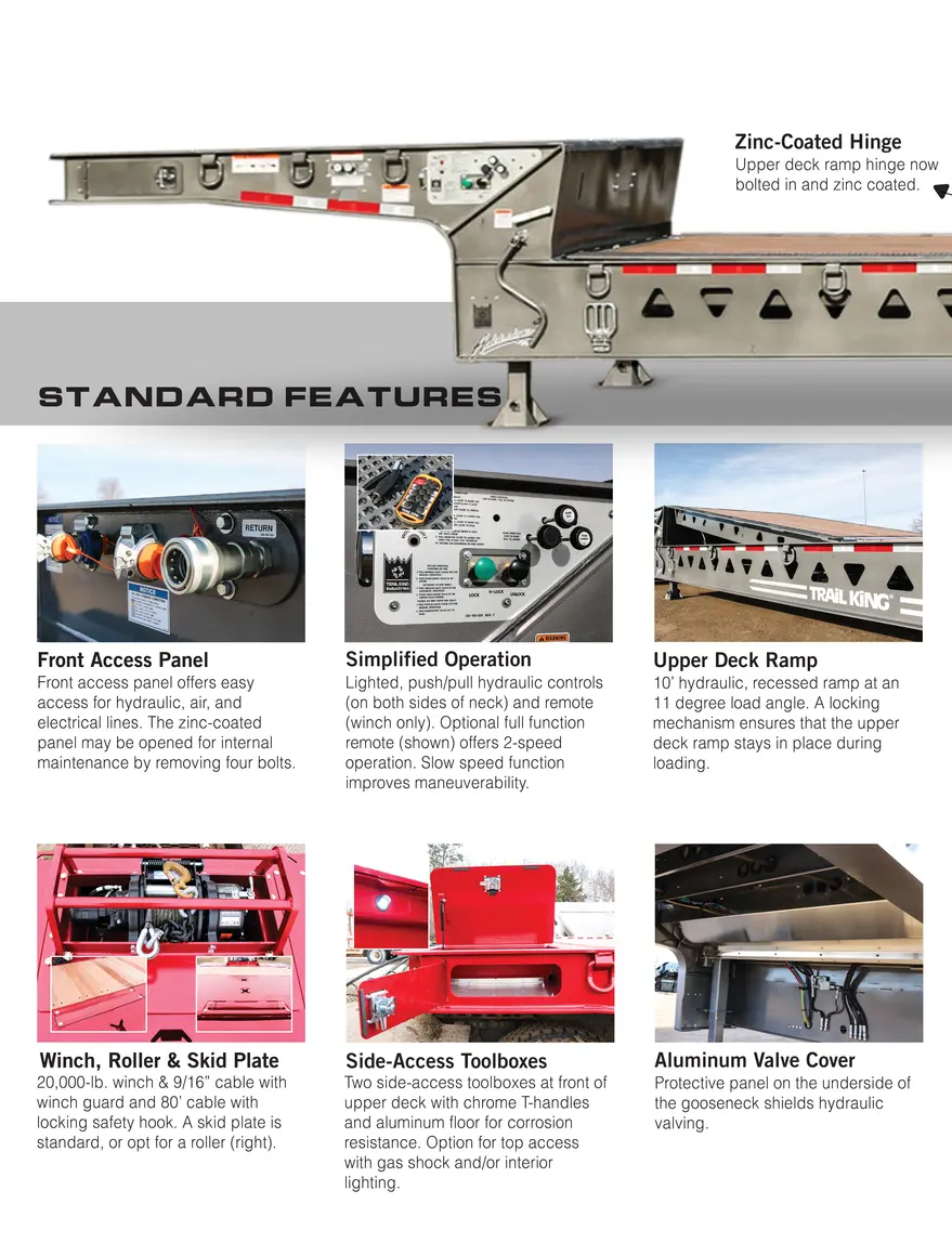 Trail King Hydraulic Tail Trailer